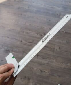 Escuadra regla fija 90° herramientas acero inoxidable 10 pulgadas